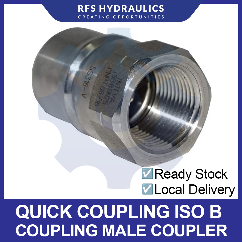 RFS Stainless Steel 316, 1/4" to 1" NPT Thread Male x Female ISO B ...