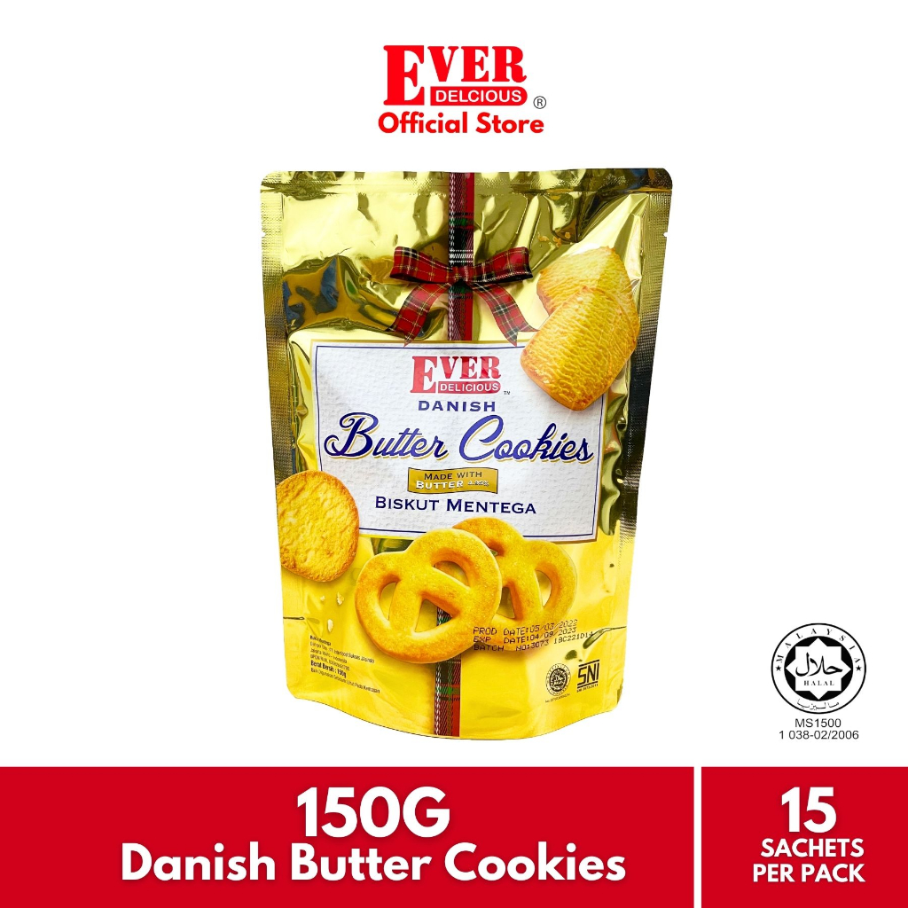 Ever Delicious Danish Butter Cookies 150g – Rangup, Lemak Mentega ...