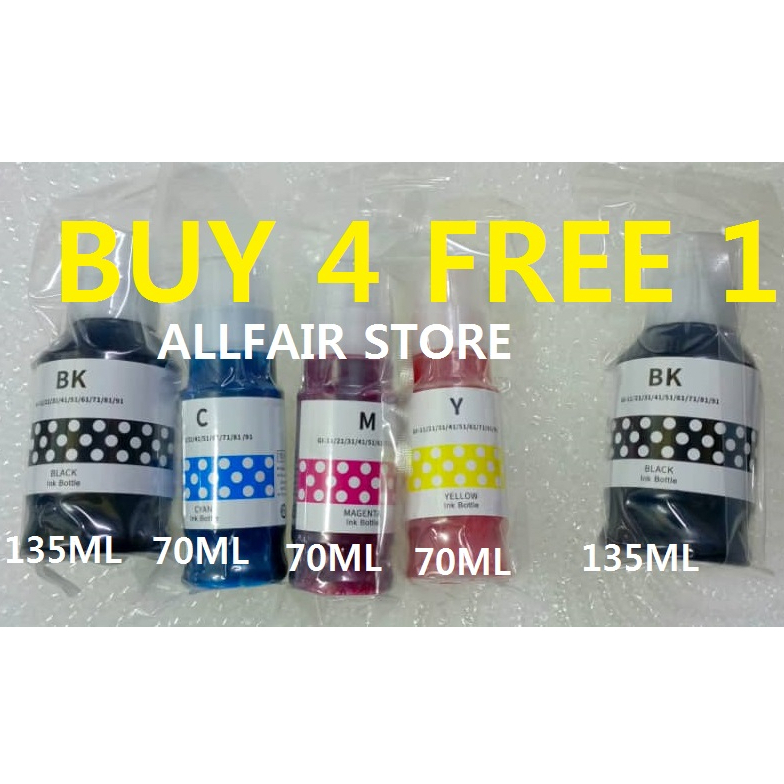 CANON Refill ink Compatible GI-71 GI71 GI 71 FOR G2020 G3020 G1020 ...