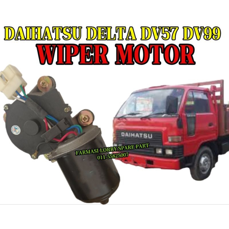 DAIHATSU DELTA DV57 DV99 WIPER MOTOR UNTUK LORRY 1TON 3TON 5TON ...