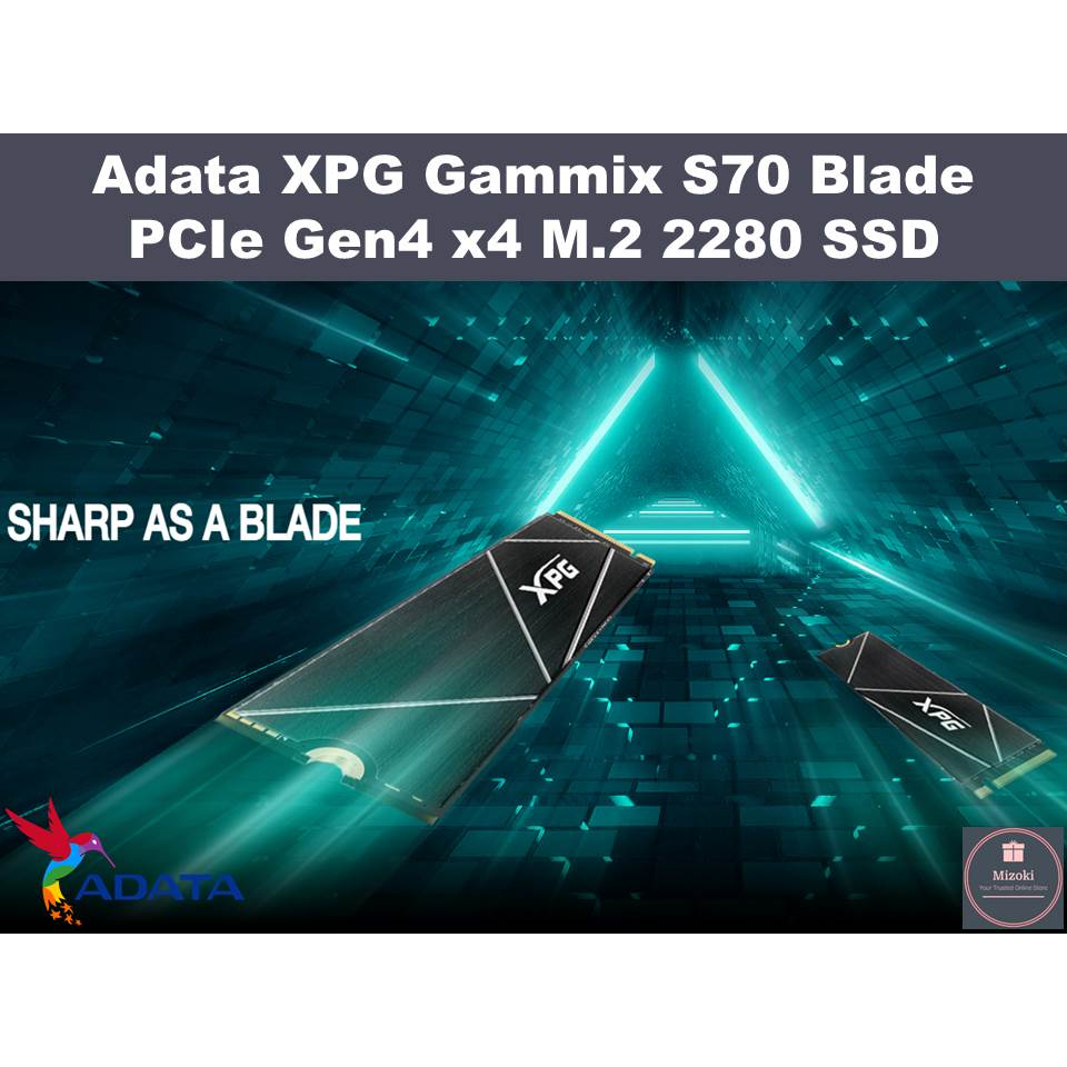 Adata XPG Gammix S70 Blade PCIe Gen4 x4 M.2 2280 SSD | Shopee Malaysia