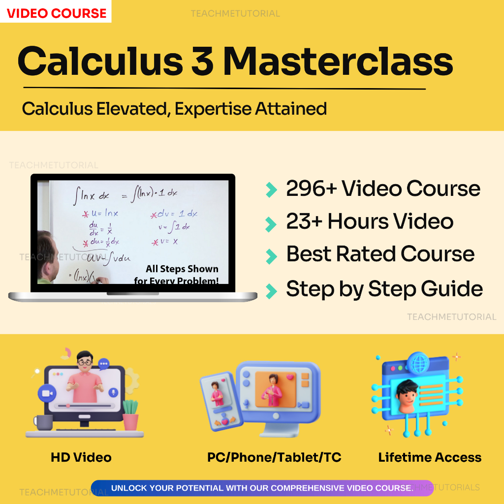 Calculus 3 Masterclass: Become a Calculus Pro | Shopee Malaysia