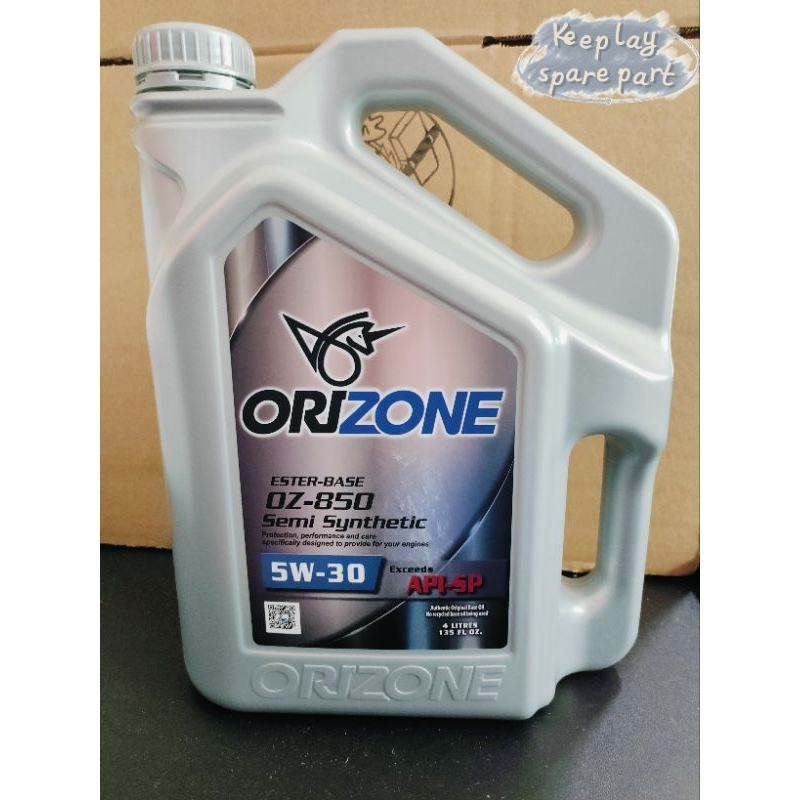 Orizone -850 5W30 API-SP Semi Synthetic Engine Oil 4L | Shopee Malaysia