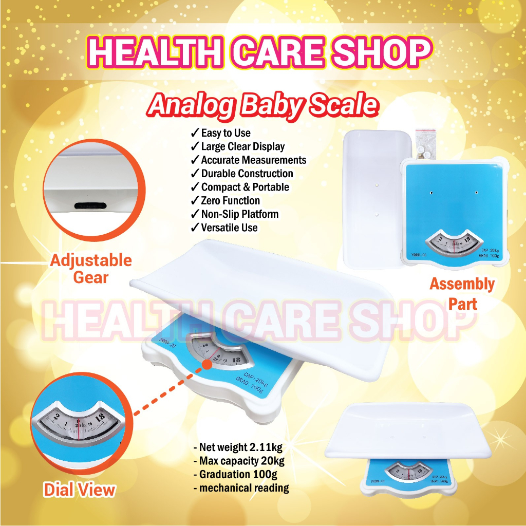 Manual Baby Weighing Scale / Analog Baby Scale (YRBB-20) Skala Manual ...