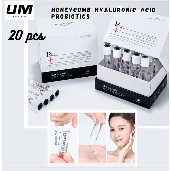 Honeycomb Hyaluronic Acid Probiotics Secondary Solution Facial Serum ...
