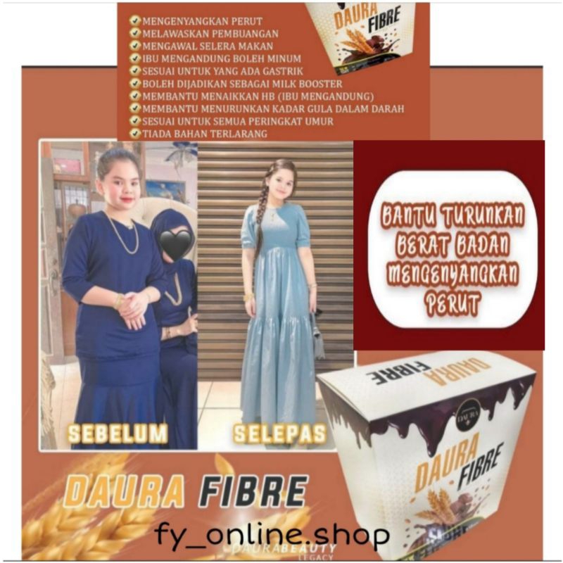 DAURA FIBRE 💯 ORIGINAL HQ + Freegift | Shopee Malaysia