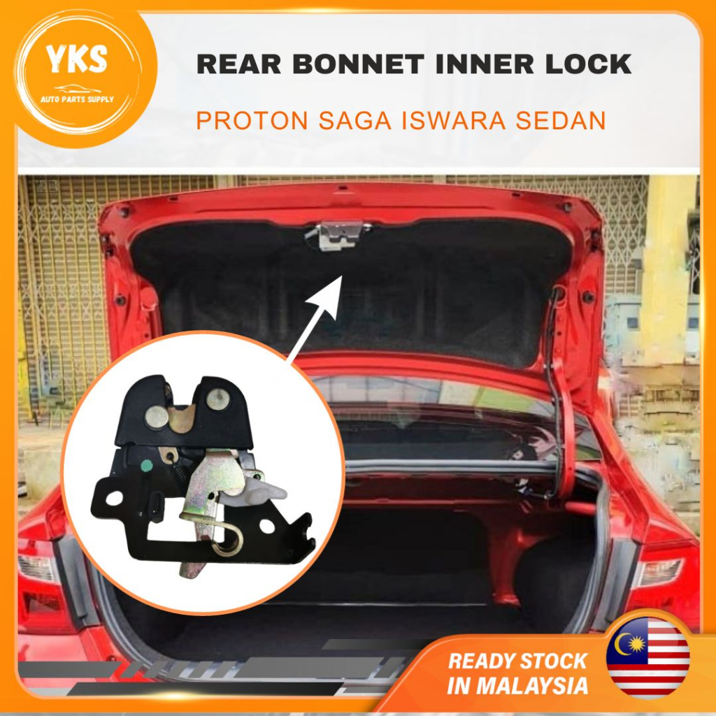 🔥ORIGINAL🔥PROTON SAGA ISWARA SEDAN REAR BONNET INNER LOCK HOOD BELAKANG ...