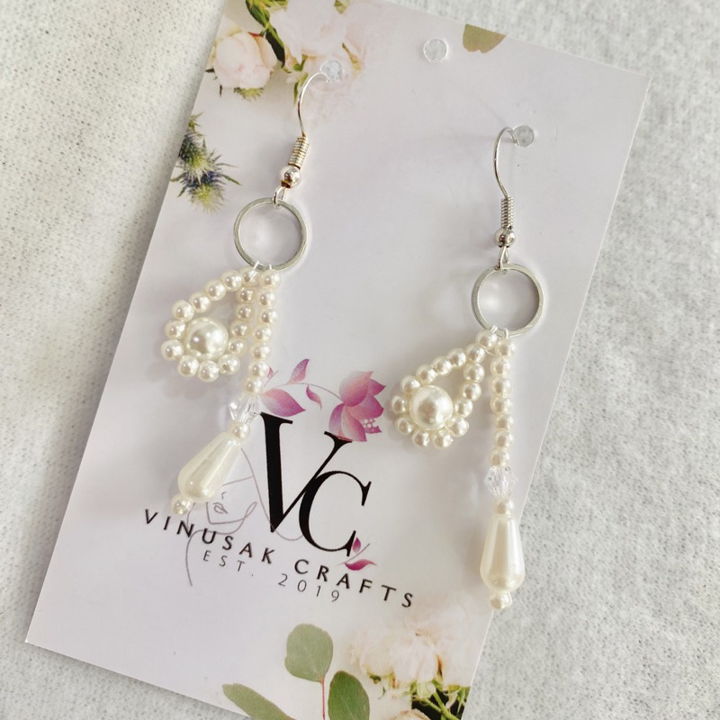 Vinusak Crafts | Handmade Beaded Earrings | Borneo Crafts | Sabah ...