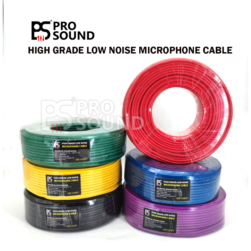PS HIGH GRADE LOW NOISE MICROPHONE CABLE ( 1 ROLL ) | Shopee Malaysia