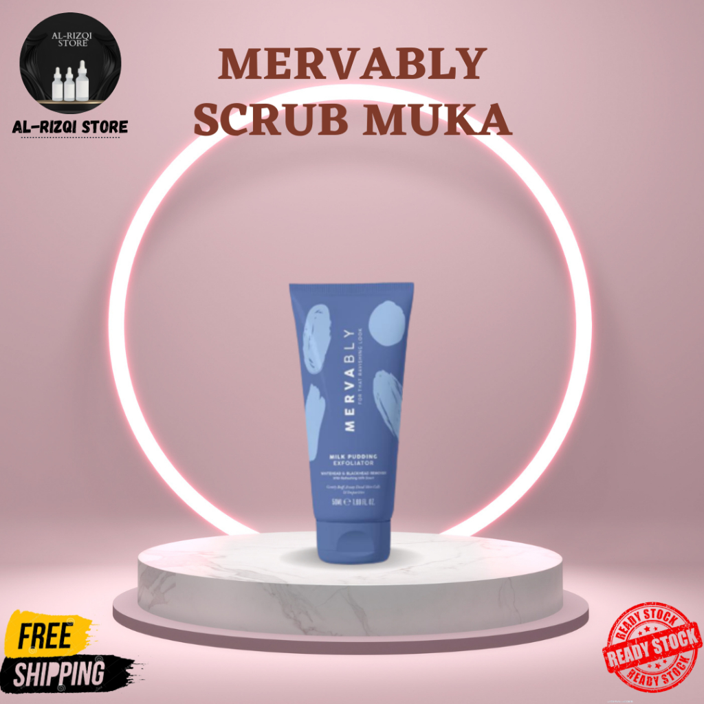 MERVABLY MILK PUDDING EXFOLIATOR | SCRUB MUKA | DIRECT HQ (Ready Stock ...