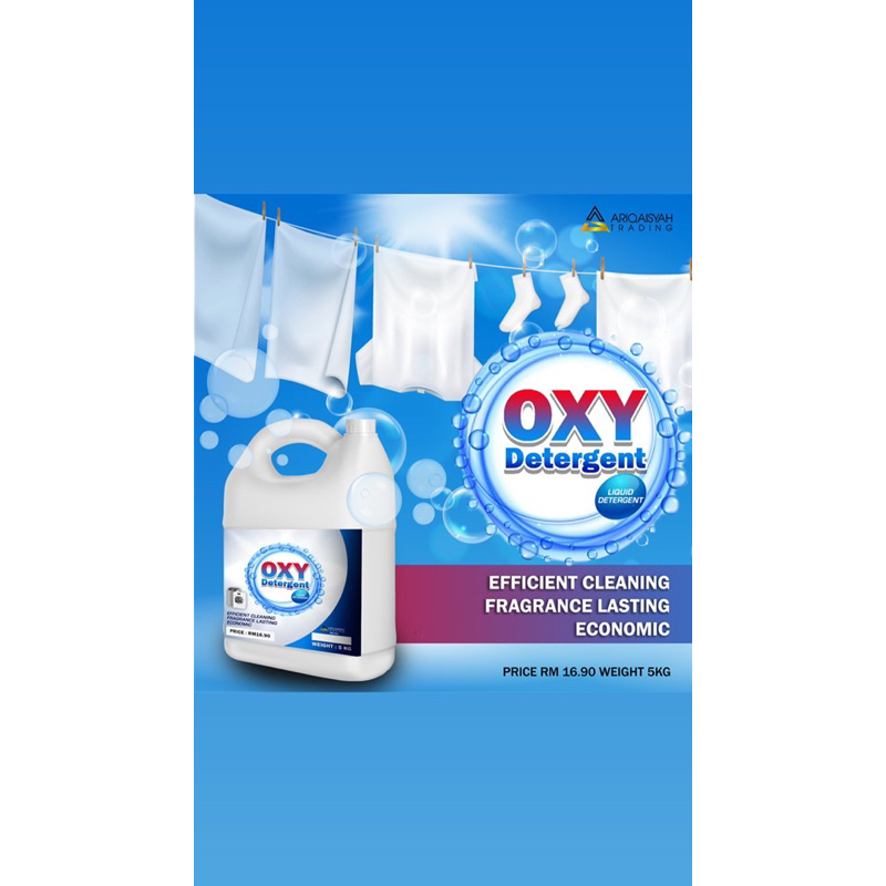 Sabun Dobi / Laundry Detergent /OXY DETERGENT / All in One 4in1 5kg ...