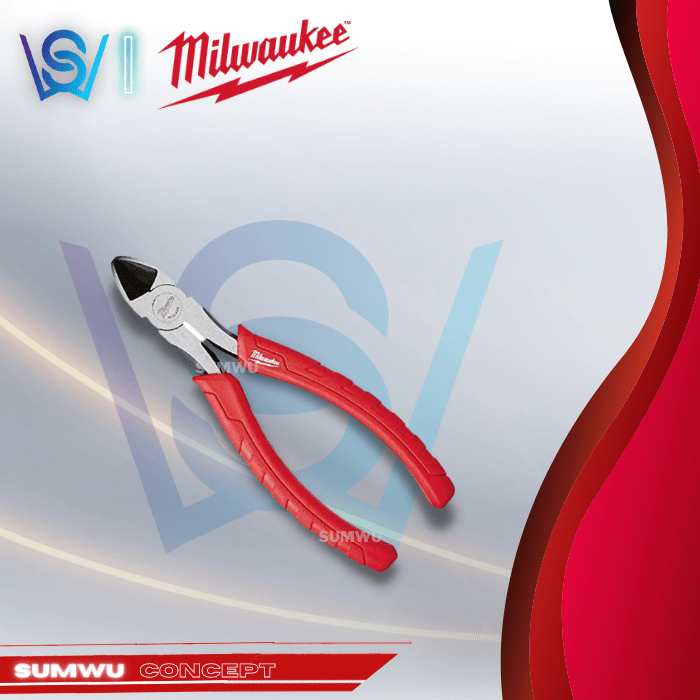 MILWAUKEE DIAGONAL PLIERS 6"/8'' (48-22-6106) Heavy Duty Cable Wire ...