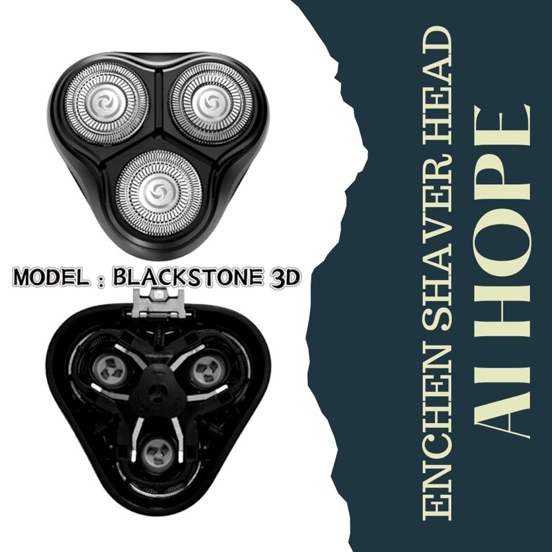 (READY STOCK)Enchen Blackstone 3D Electric Shaver Razor Head Triple ...