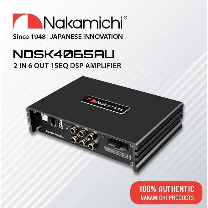 Nakamichi NDSK 4065AU - 6 Channels 2 IN 6 OUT 15 Band EQ DSP Amplifier | DSP Kereta | NDSK4065AU ...
