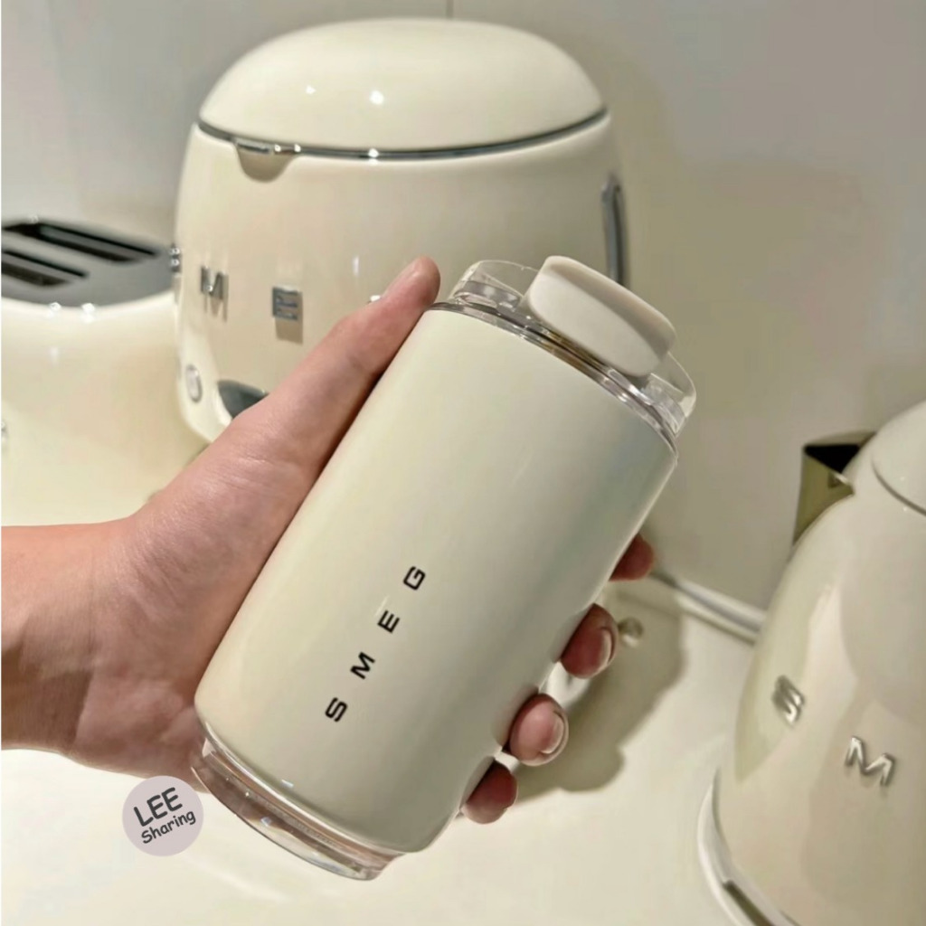 Smeg Tumbler Vintage Insulation Mug Stainless Steel Coffee Aesthetic ...