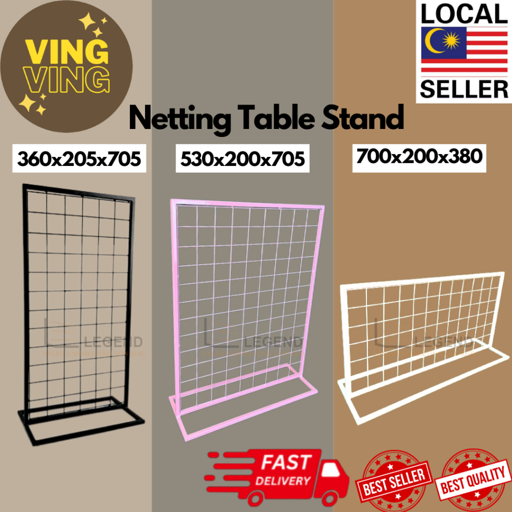 NETTING TABLE STAND ( SMALL, MEDIUM & LARGE )PRODUCT DISPLAY TABLE ...