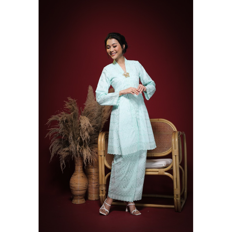 KEBAYA RIAU COTTON SULAM PENUH | Shopee Malaysia