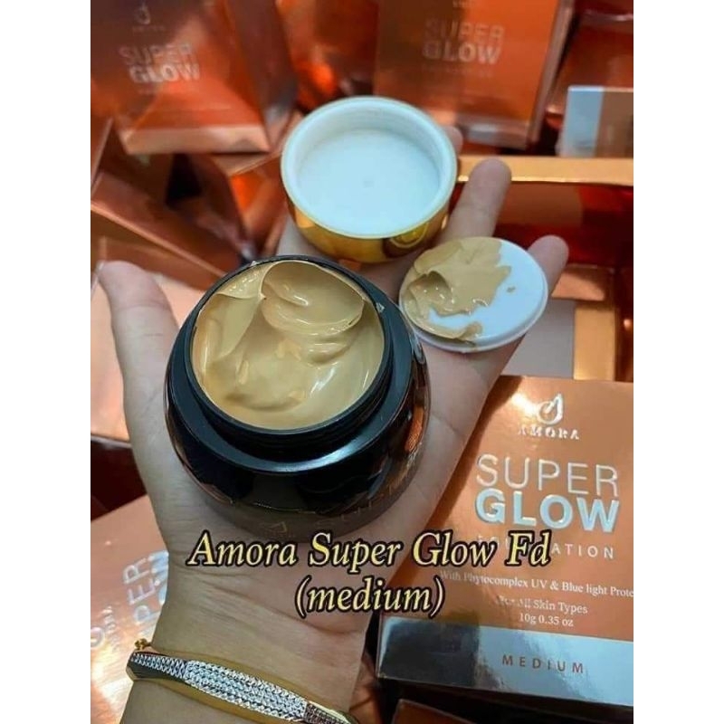 PROMOSI 🔥🔥🔥🔥🔥 AMORA SUPER GLOW FOUNDATION | Shopee Malaysia