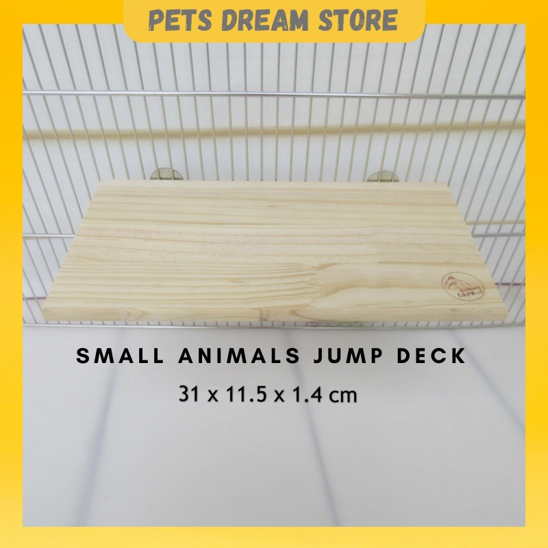 Chinchilla Bird Small Animal Pet Wooden Jumping Platform Wood Jump deck ...