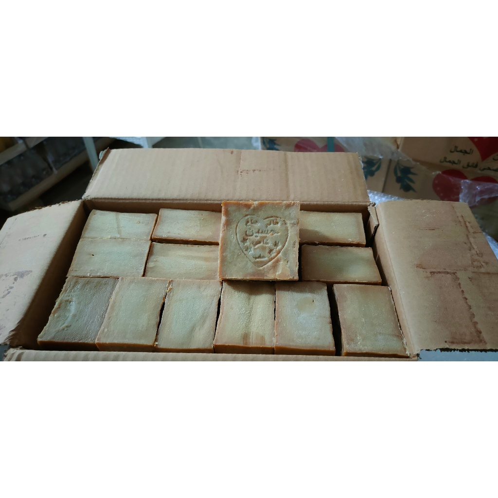SABUN MINYAK ZAITUN /LAUREL GHAR ASLI 100% /PURE ALEPPO SOAP 200±Gr ...