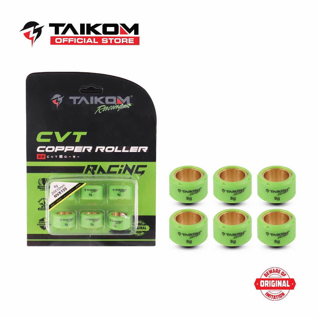 TAIKOM RACING CVT COPPER ROLLER SET NVX155/N-MAX/EGO AVANTIZ/EGO ...