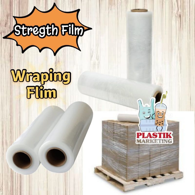Pallet wrap 23micron/50cm Stretch Film 1.7kg+-/Pallet Luggagr Wraping ...