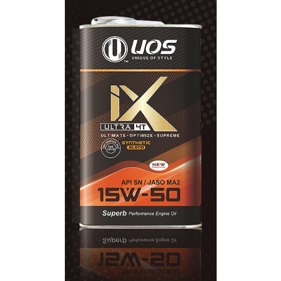 S-UOS UOS ULTRA 4T ENGINE OIL API/JASO MA2 15w50 iX Synthetic SEMI OIL ...