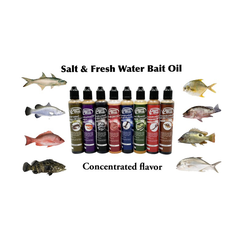 Greenbait Concentrated Fishing Flavor Oil 60ml ( Salt & Fresh Water ...