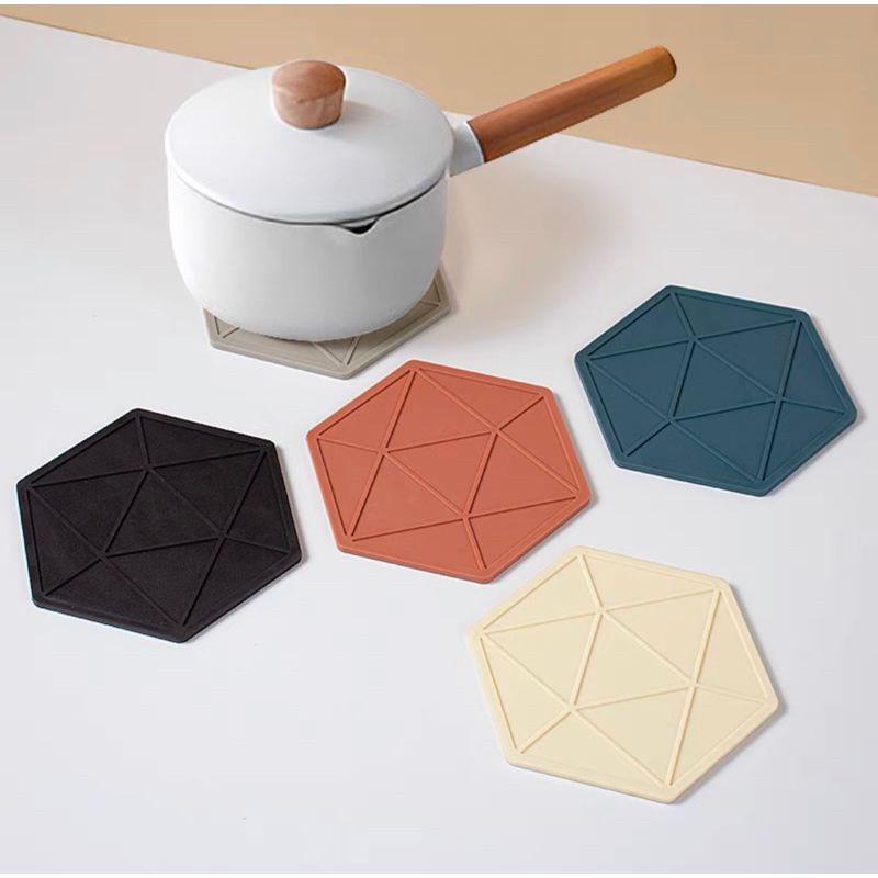 Anti-scalding silicone pad heat insulation thickened Nordic/ Pad ...