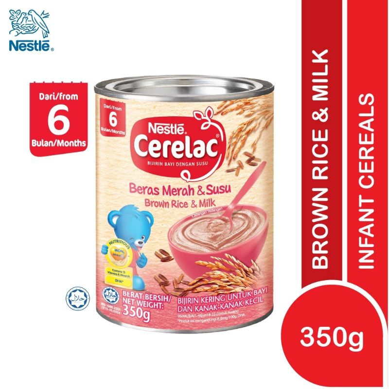 NESTLE CERELAC BERAS MERAH&SUSU 350G | Shopee Malaysia