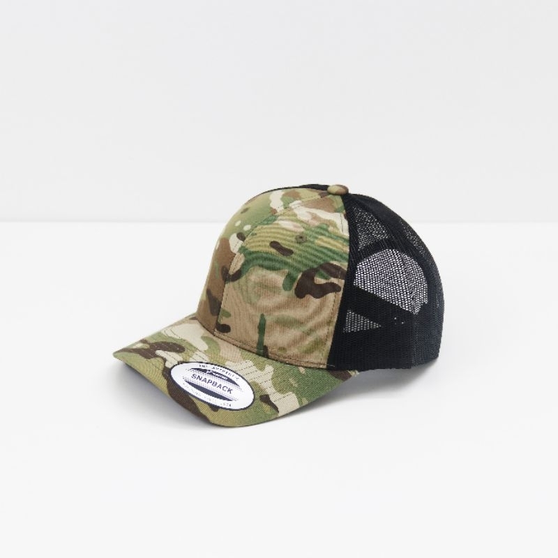 Multicam Trucker Cap 6 Panel Camo Yupoong | Shopee Malaysia