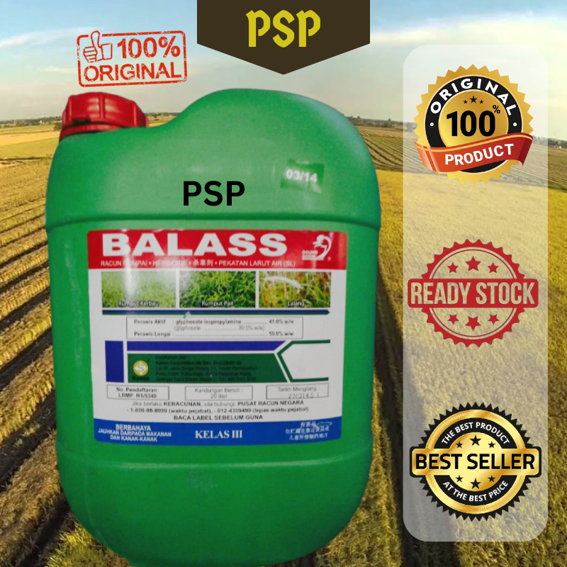 20L BALASS 41% Kenso Sama Roundup Ecomax Ken up Typhoon Hangus BM ...