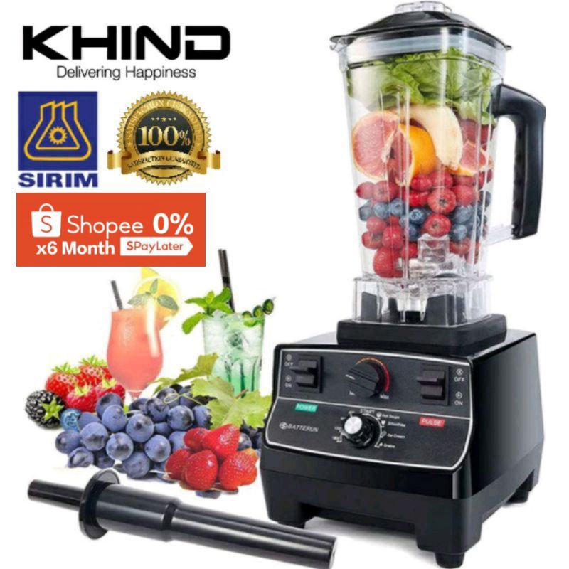 Khind Blender Heavy Duty Blender Full Set 2.0 litre 1200W BL2000 ...