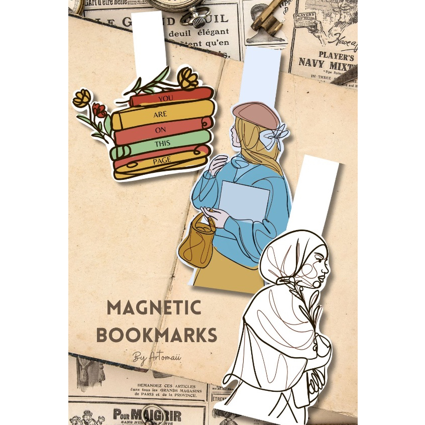 Magnetic Bookmarks Aesthetic | Shopee Malaysia