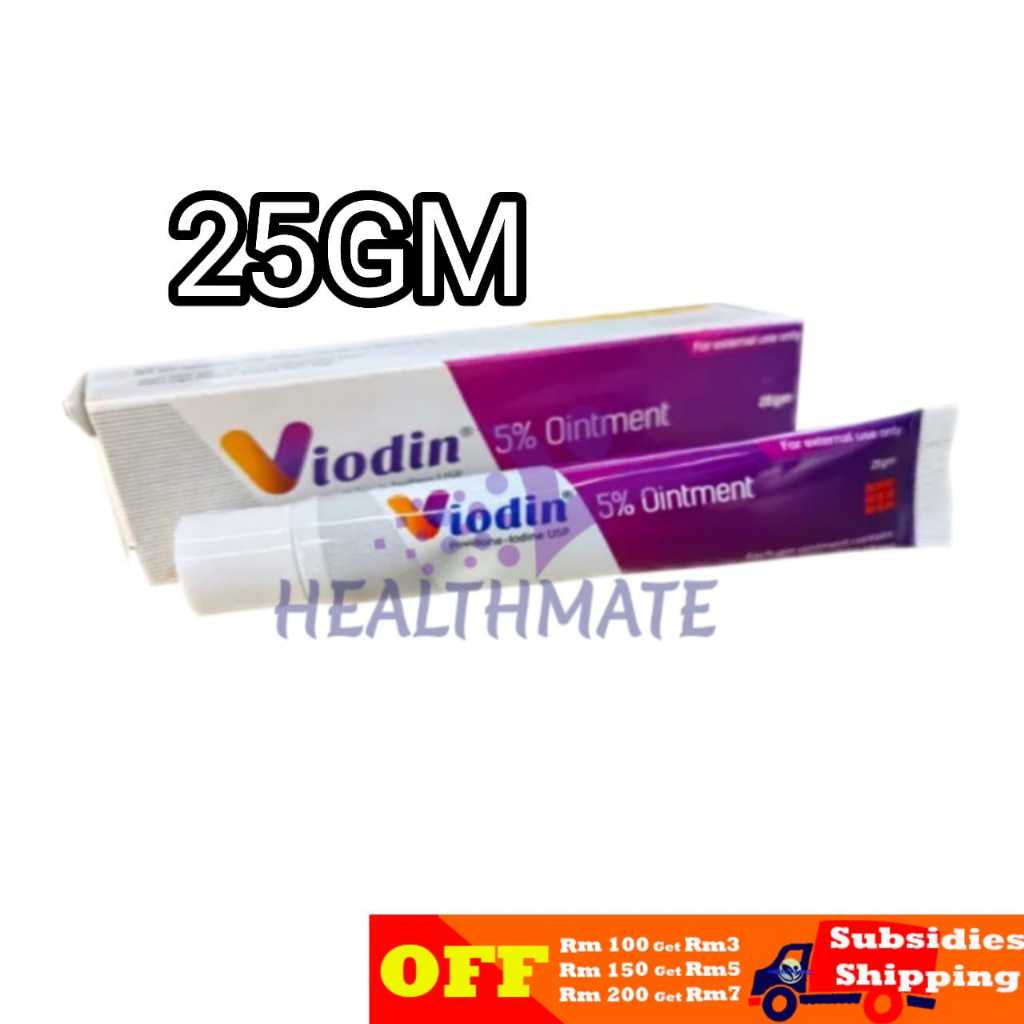Viodin 5% Ointment (25GM) | Shopee Malaysia