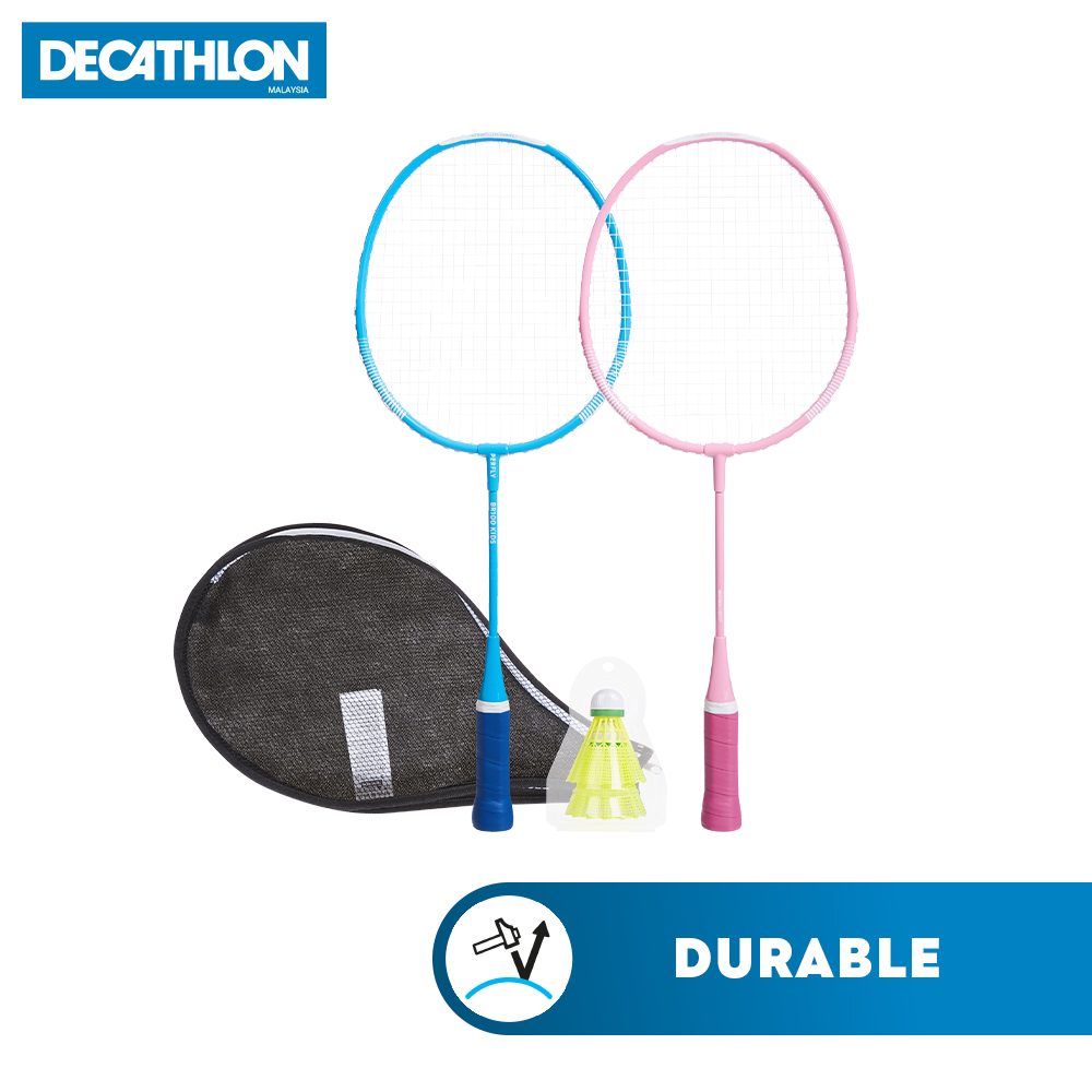 Decathlon Badminton Racket Set Kids (Beginners) - Perfly | Shopee Malaysia