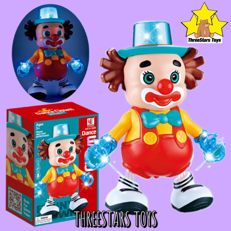 Dance Clown Toys Dance Robot Toys With Sound Function And Lights ...