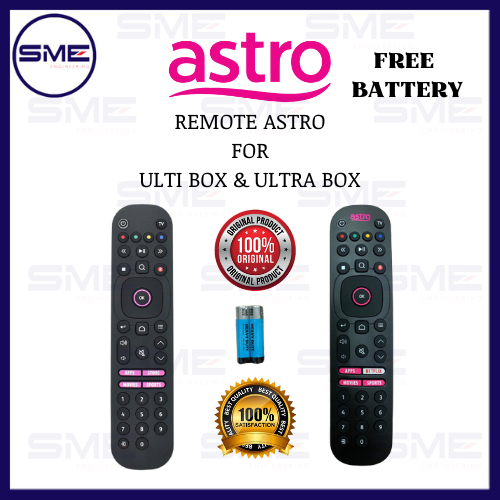 [FREE BATTERY] REMOTE ASTRO FOR - ULTRA BOX / ULTI BOX / NJOI / BEYOND ...