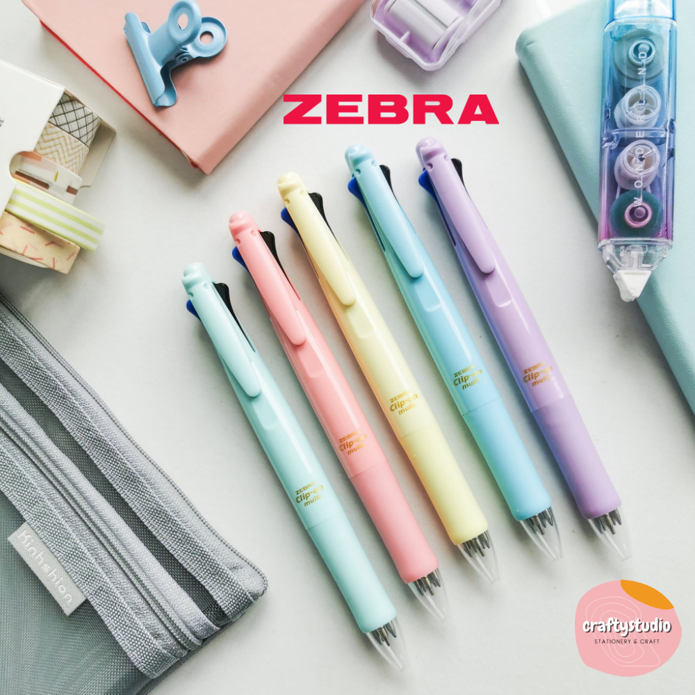 (LIMITED EDITION) Zebra Clip-On Multi Cute Pastel Multi-Functional Ball ...