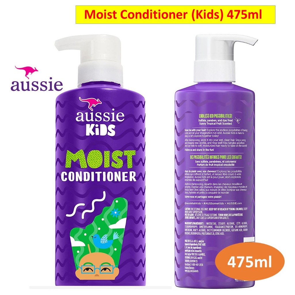 AUSSIE KIDS Shampoo Conditioner/Detangler for Curly Hair All Types Hair ...