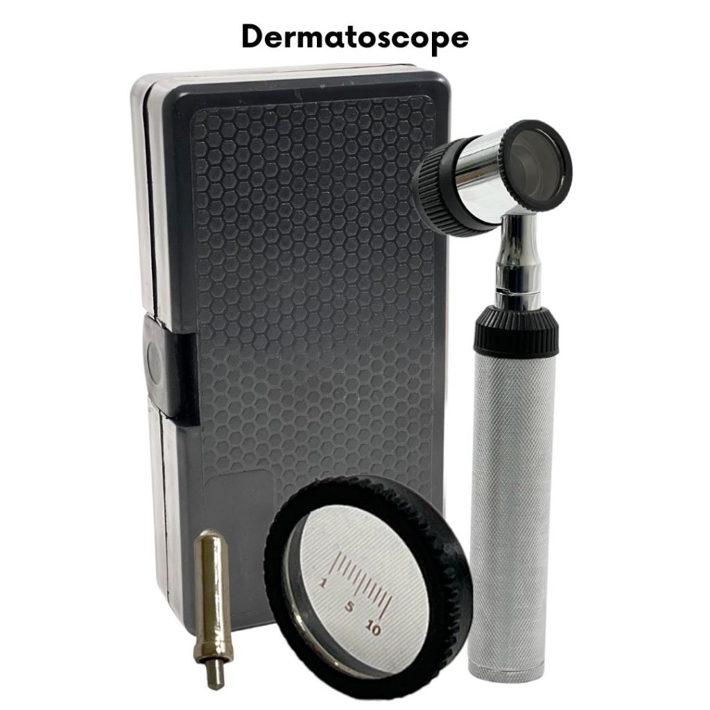 Dermatalogy Dermatoscope Set Skin Examination Diagnostic Instruments ...