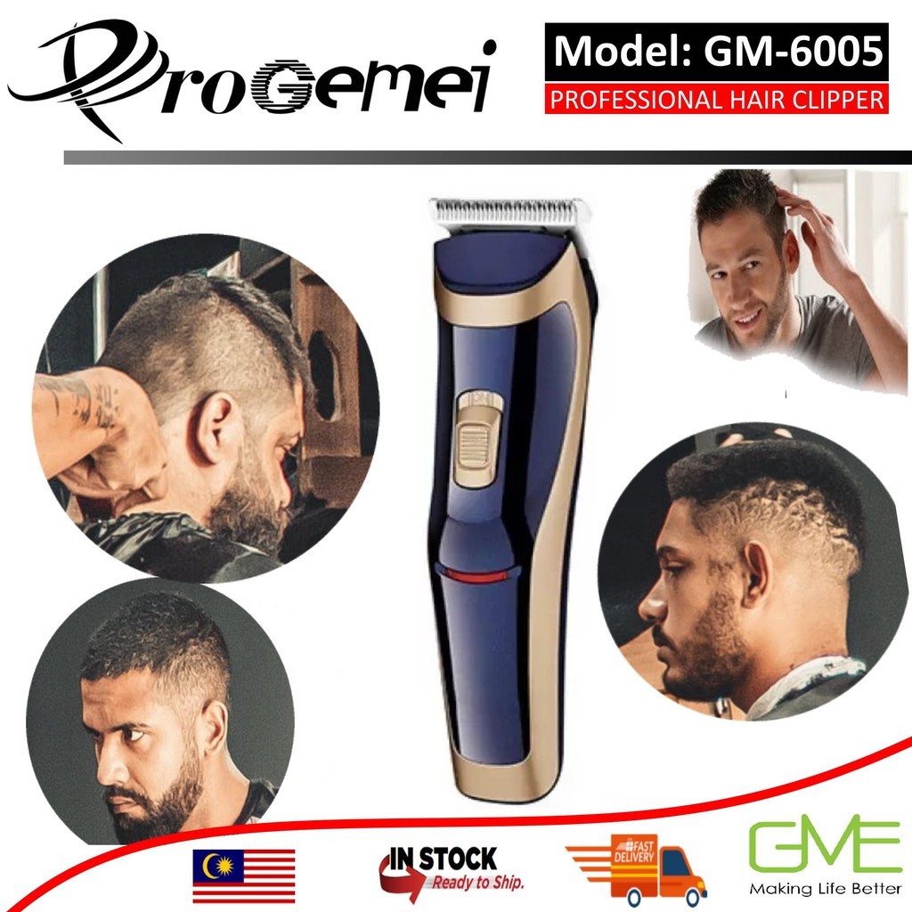 Geemy GM-6005 Rechargeable Trimmer Hair Cutter Machine/Hair Style ...
