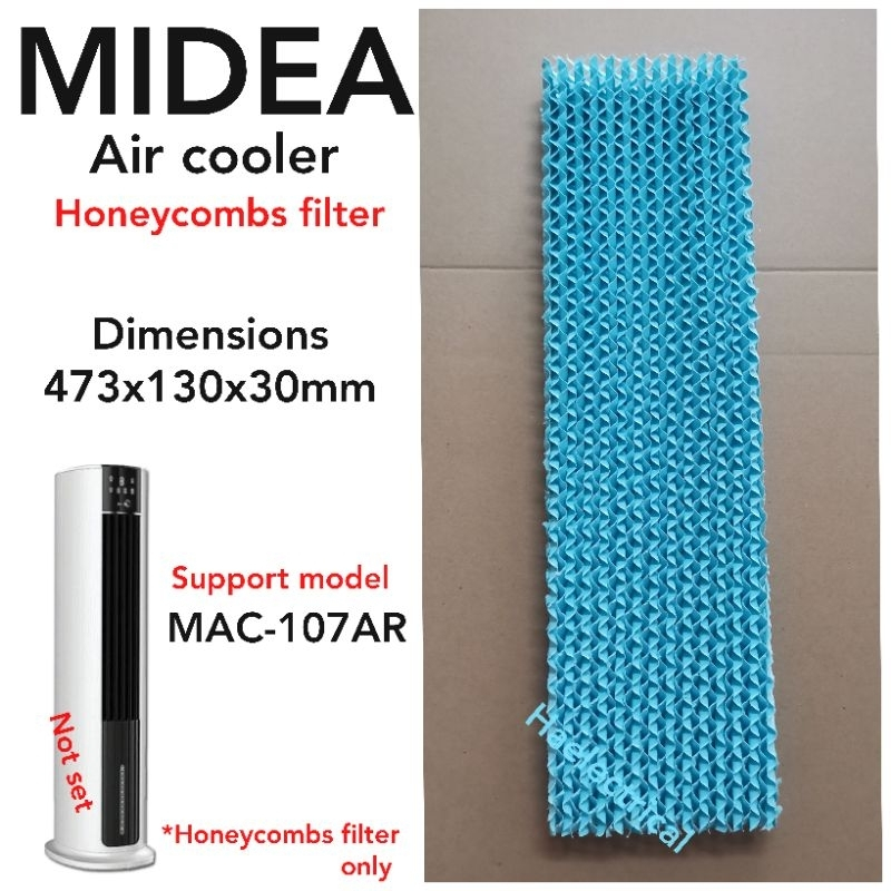 (0RlGlNAL FILTER) MIDEA MAC-107AR Air Cooler Filter (1PCS) | Shopee ...