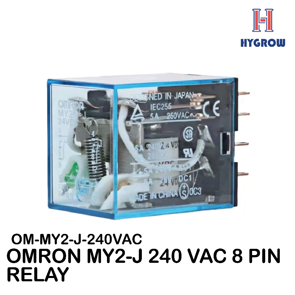 OMRON-MY2-J 240VAC 8 PIN RELAY | Shopee Malaysia