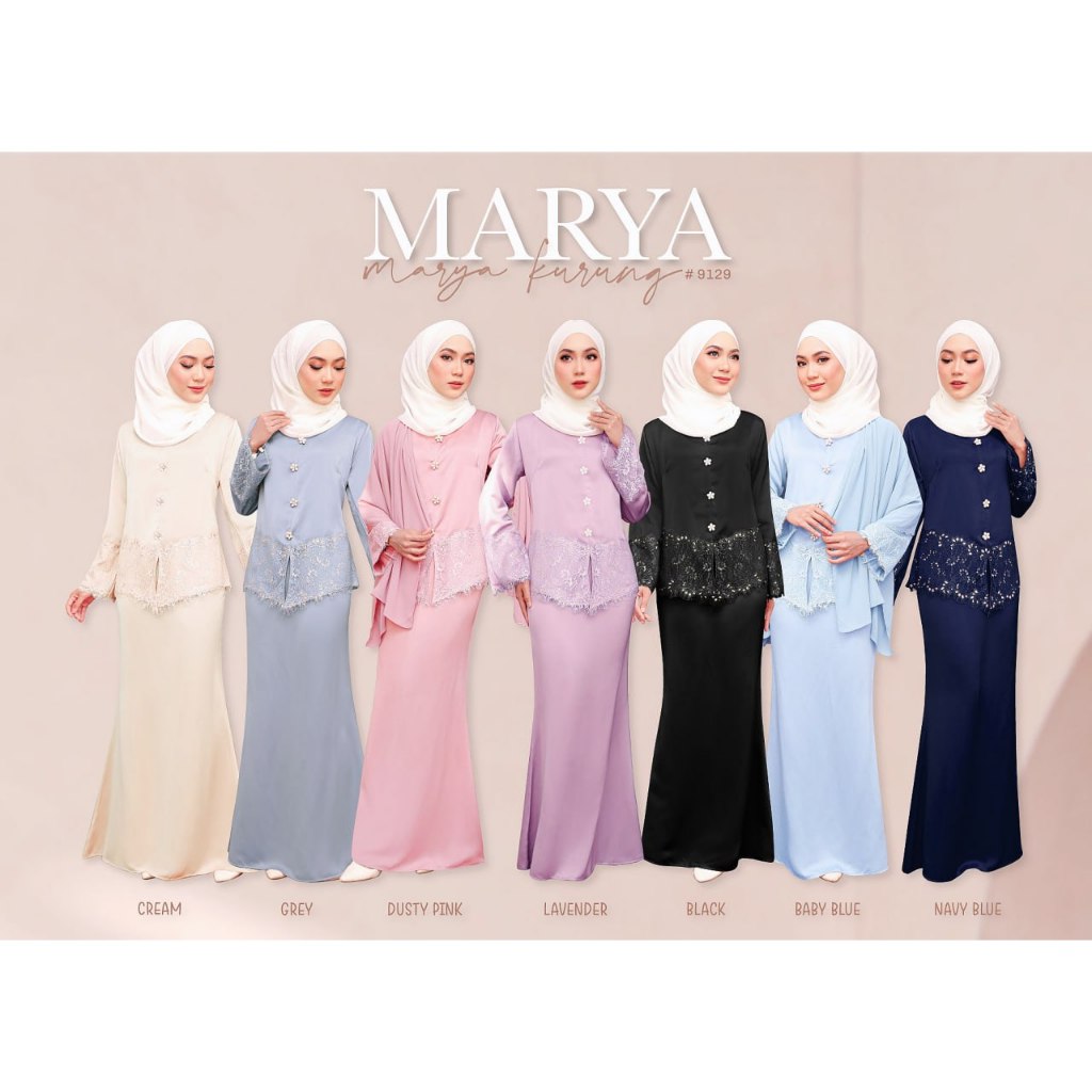 CHICCHOC MARYA KURUNG MODEN ALA KEBAYA LACE KURUNG MODEN MUSLIMAH WUDHU ...