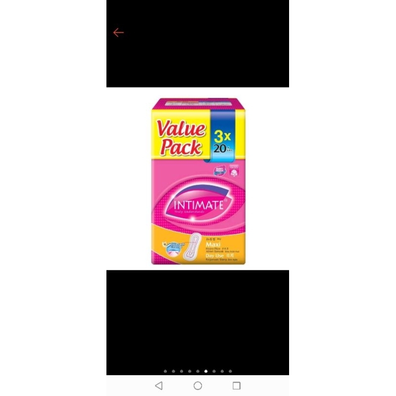 Intimate Maxi Pad(3×20 pads) | Shopee Malaysia