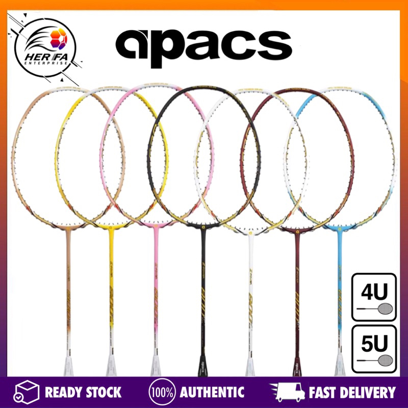 APACS Z Power 800 RP+ 4U / 5U Max Tension 38LBS 100%ORIGINAL Racket ...