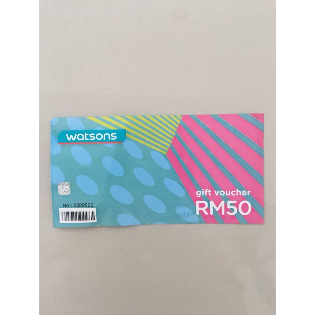 Watson Physical Voucher RM50 | Shopee Malaysia
