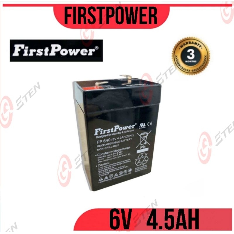 [Gpower RENAME TO Firstpower]Autogate UPS Geniune 6V 4.5Ah Rechargeable ...