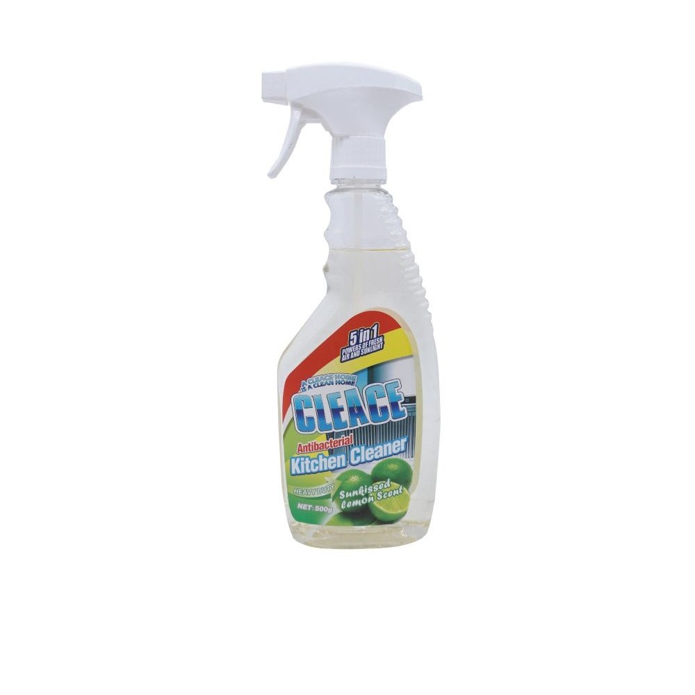 CLEACE 5 in1 Antibacterial Kitchen Cleaner Spray 500ml | Shopee Malaysia